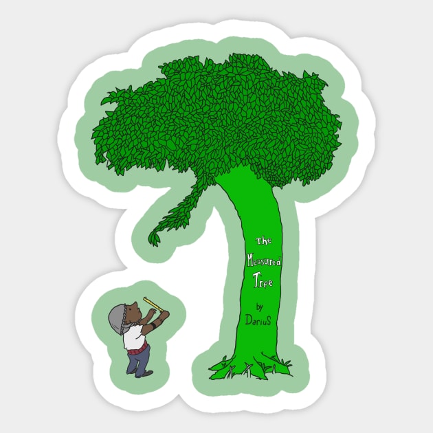 The Measured Tree - Shel Silverstein - Sticker | TeePublic
