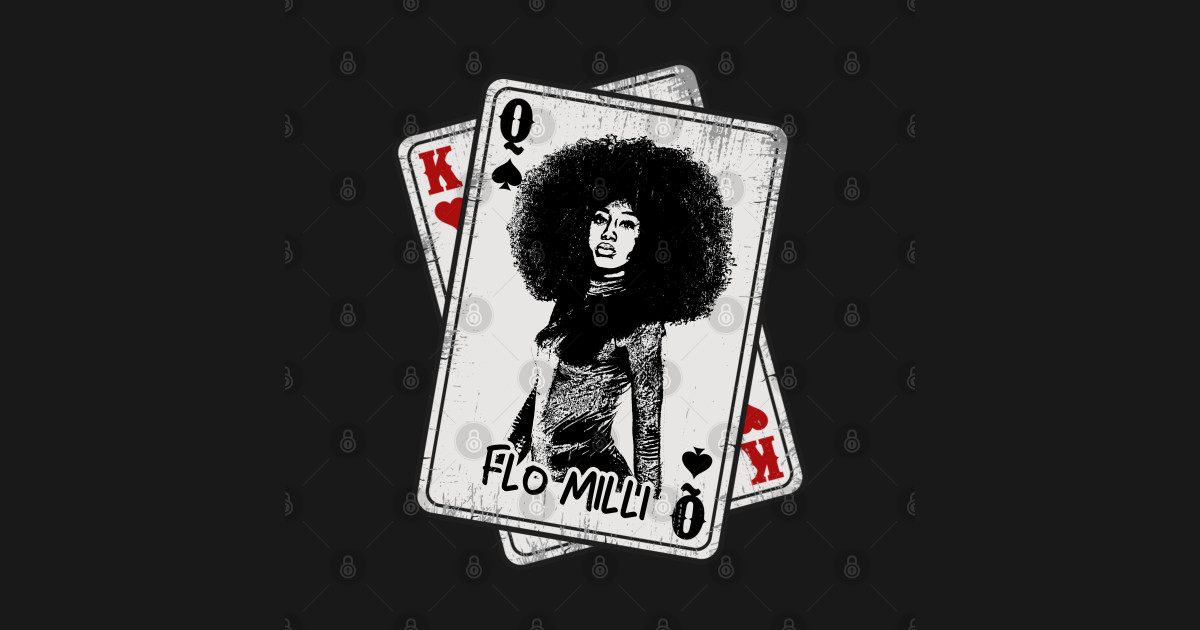 Retro Flo Milli Rapper Card Style - Flo Milli - T-Shirt | TeePublic