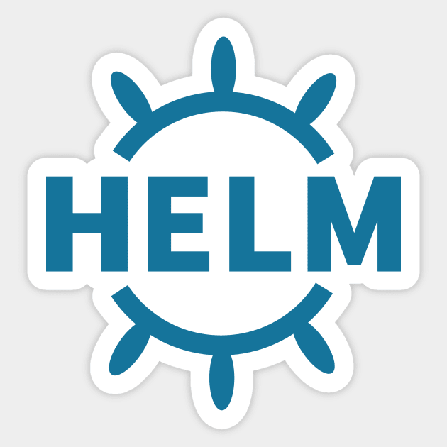 Helm Logotype - Helm - Sticker | TeePublic