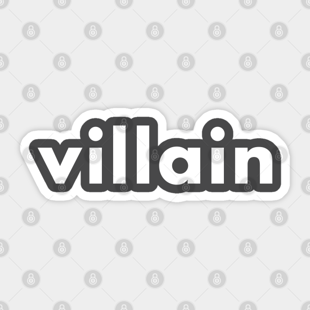 villain - Comics - Sticker | TeePublic