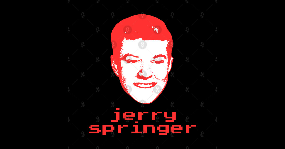 Jerry springer ||| 70s retro - Jerry Springer - Sticker | TeePublic