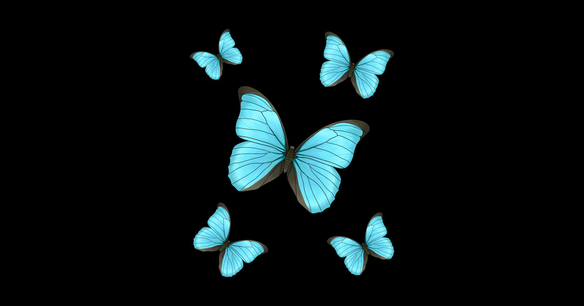 Morpho butterflies cartoon illustration - Morpho Butterflies Cartoon ...