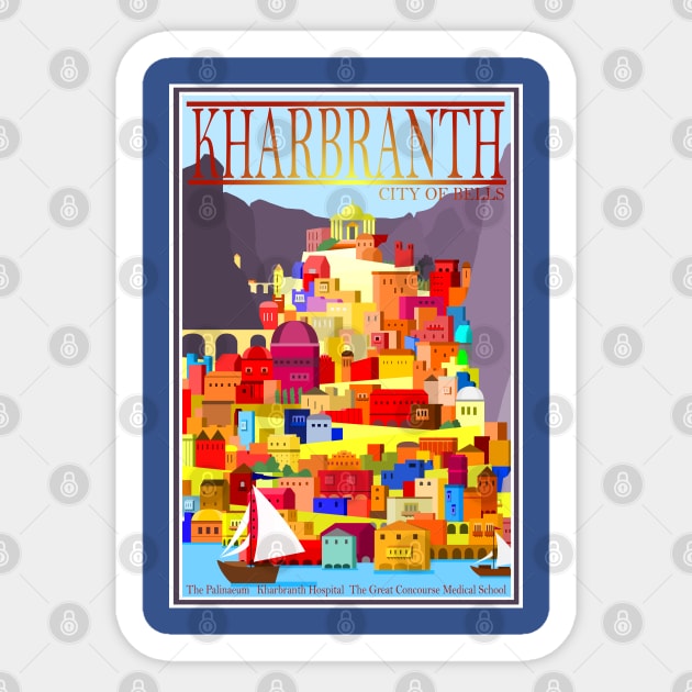 Kharbranth Tourism Poster - Stormlight Archive - Sticker | TeePublic