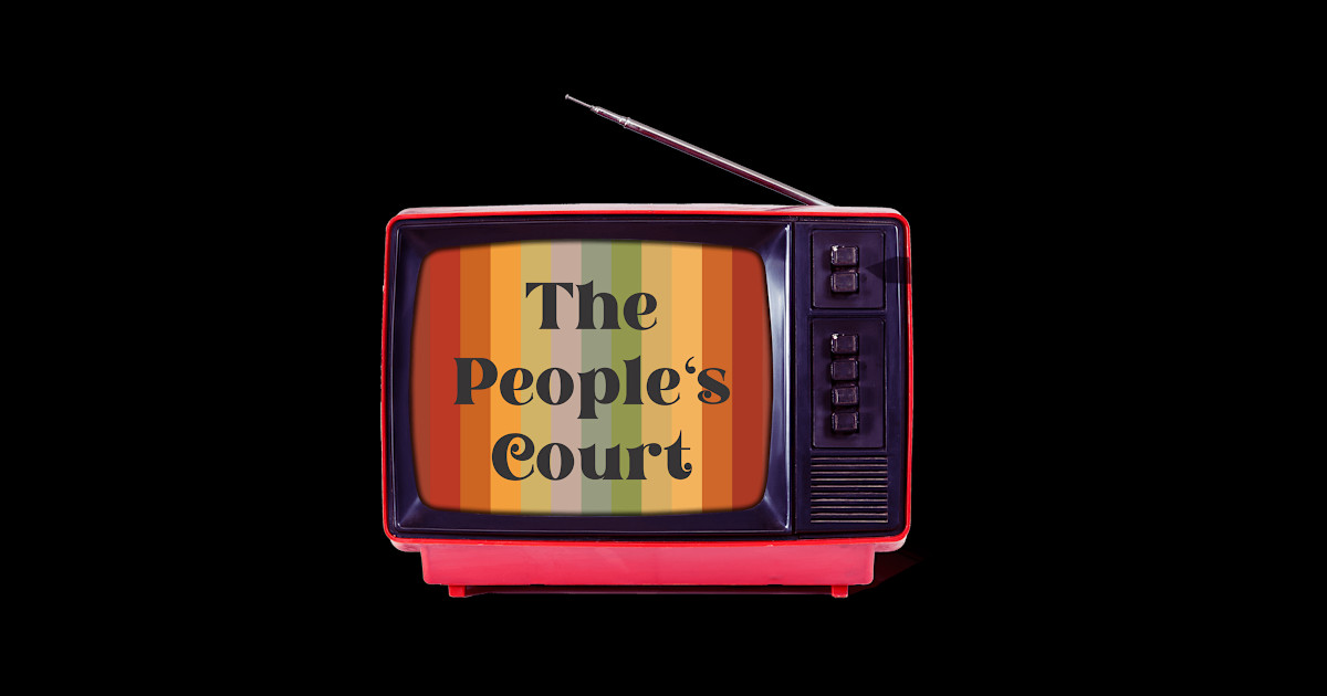 Simple eye catching text TV show The People court - Tv Show The People ...