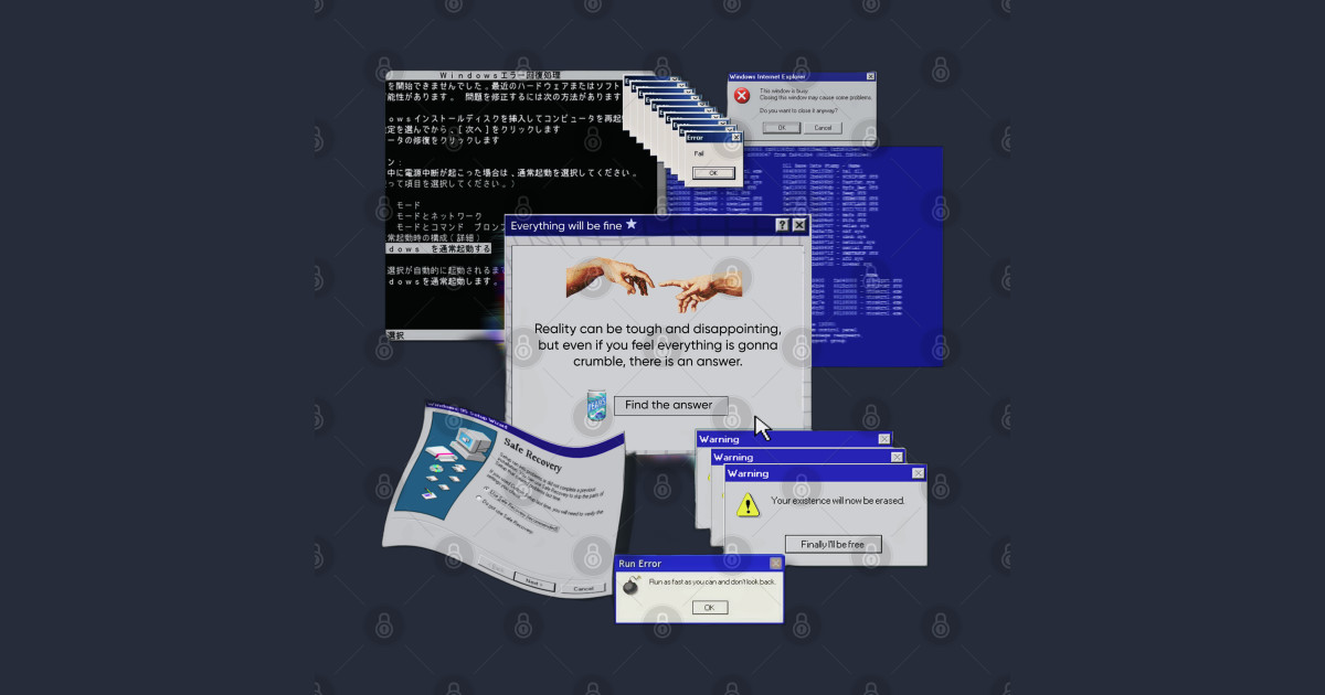 Webcore Glitch Error CyberCore - Webcore - T-Shirt | TeePublic