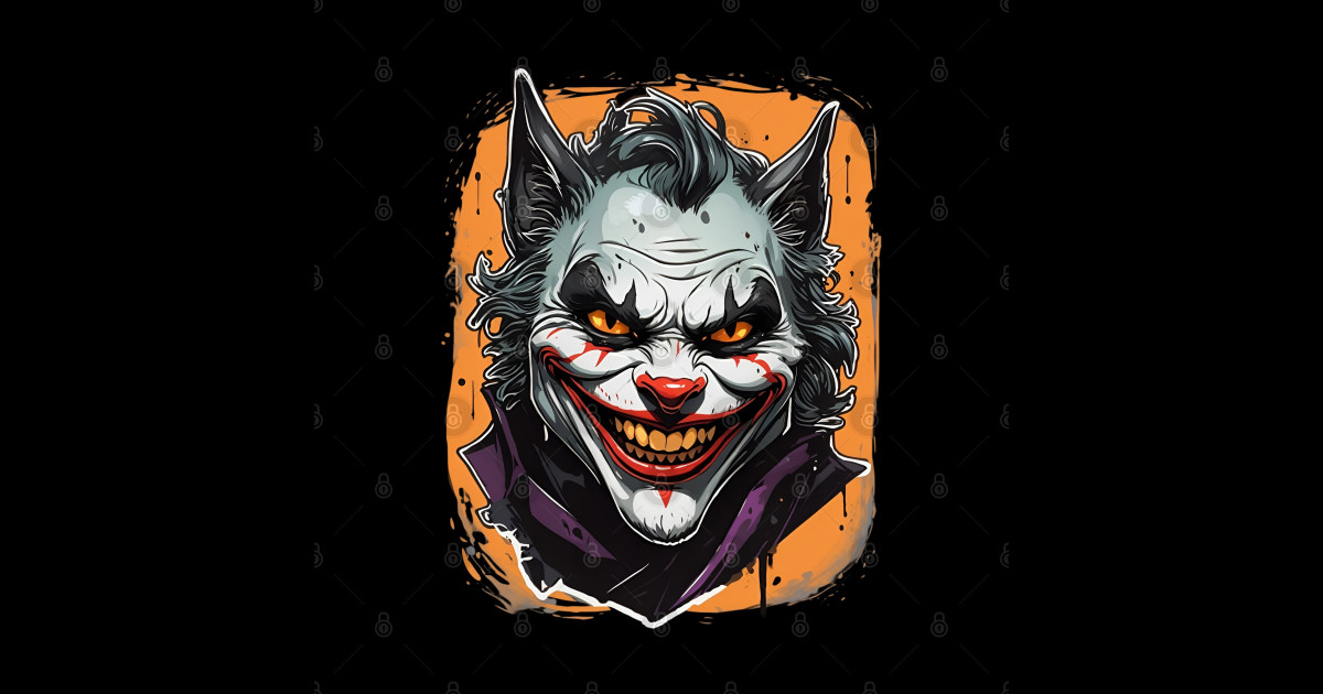 Evil Grinning Cat - Evil Cat - Posters and Art Prints | TeePublic