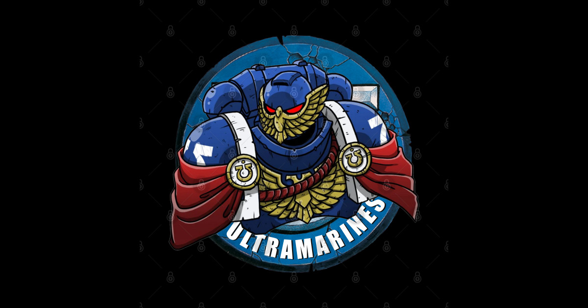 ULTRAMARINES MERCH - Ultramarines Merch - Sticker | TeePublic