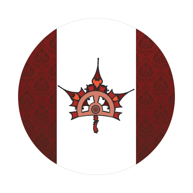 Steampunk / Victorian Canadian Flag - Steampunk - T-Shirt | TeePublic