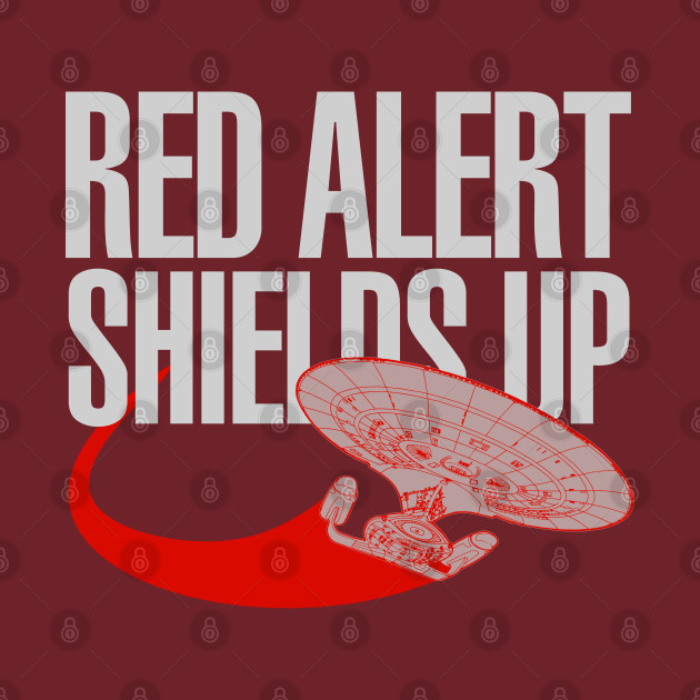 TNG Red Alert - Star Trek - Kids T-Shirt | TeePublic