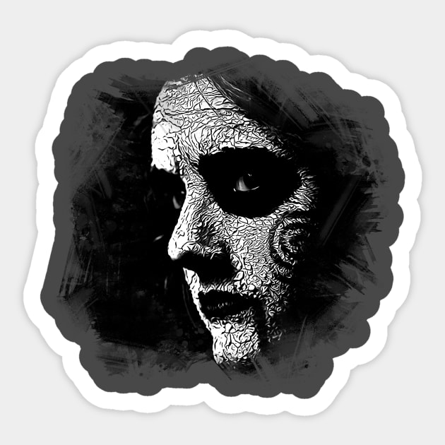 Scary Face - Jigsaw - Sticker | TeePublic