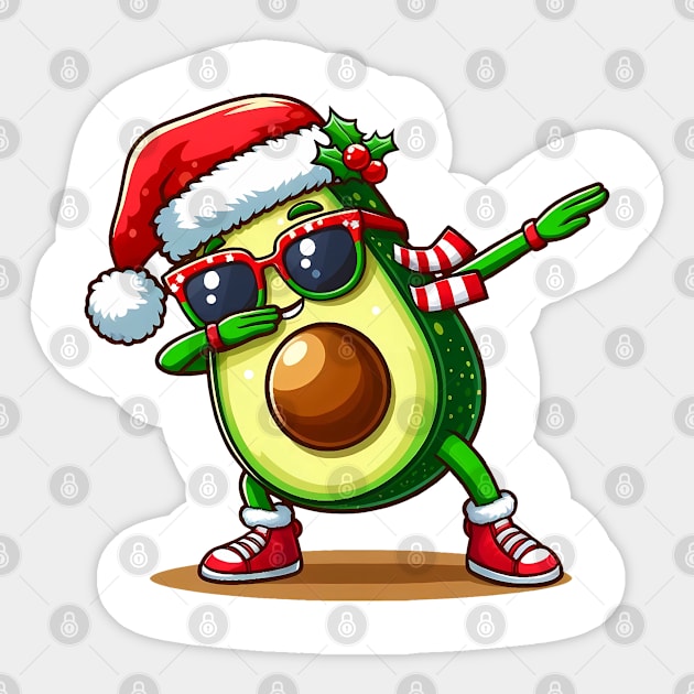 Avocado Dance Christmas - Christmas - Sticker | TeePublic