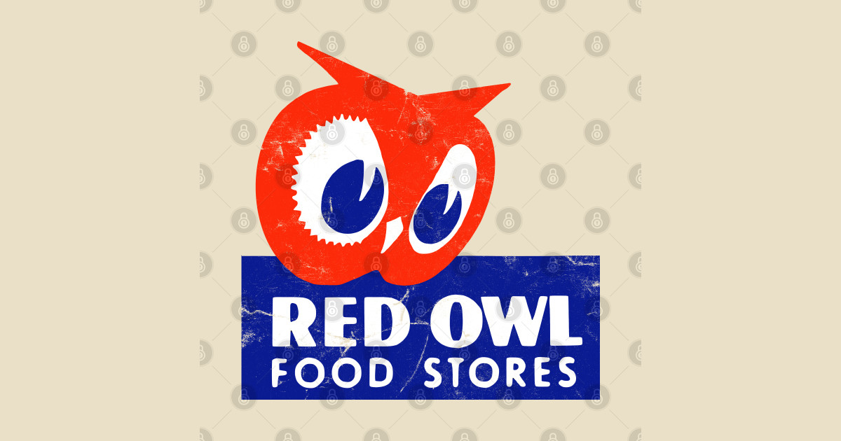 Red Owl Groceries - Red Owl - T-Shirt | TeePublic