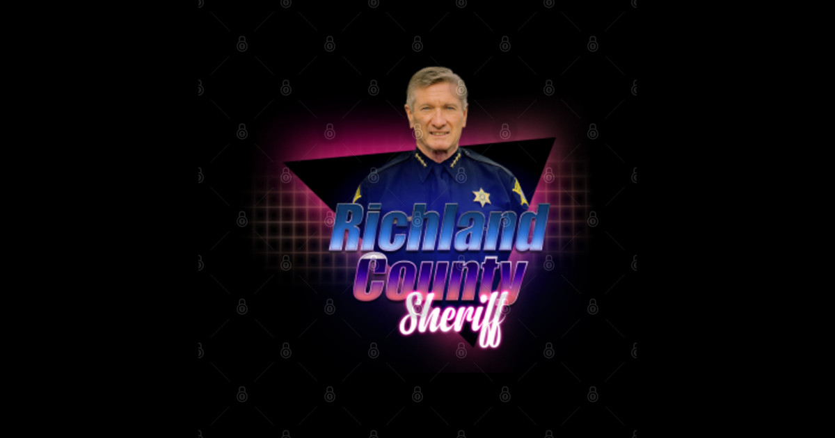 Sheriff Leon Lott // Retro 80s Styled Fanart Design - Richland County ...