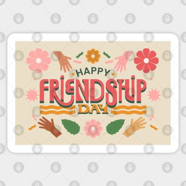 Happy Friendship Day - Happy Friendship Day - Sticker | TeePublic