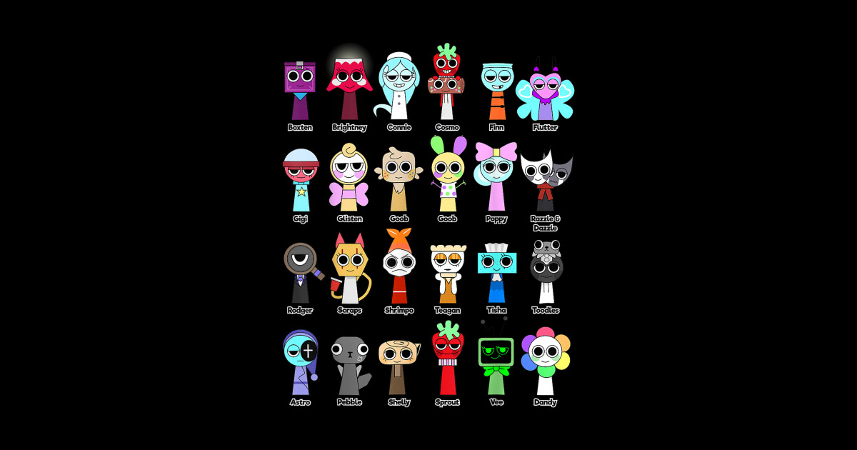 All Sprunki phase 2 horror evil scary Sprunki Boys Girls - Sprunki ...