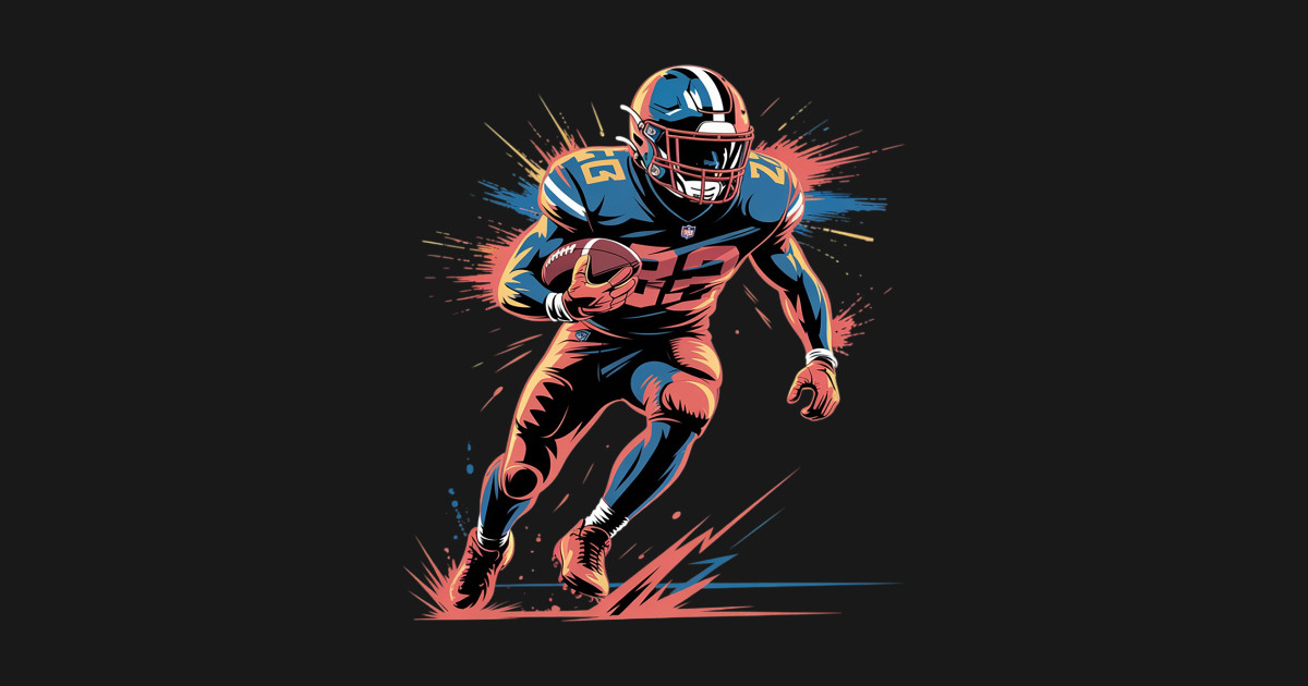 Football Player Lineman Drip - Trending Now - T-Shirt | TeePublic