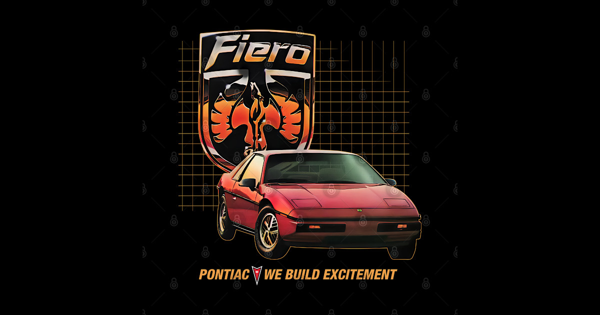 Fiero Poster - Fiero - Sticker | TeePublic
