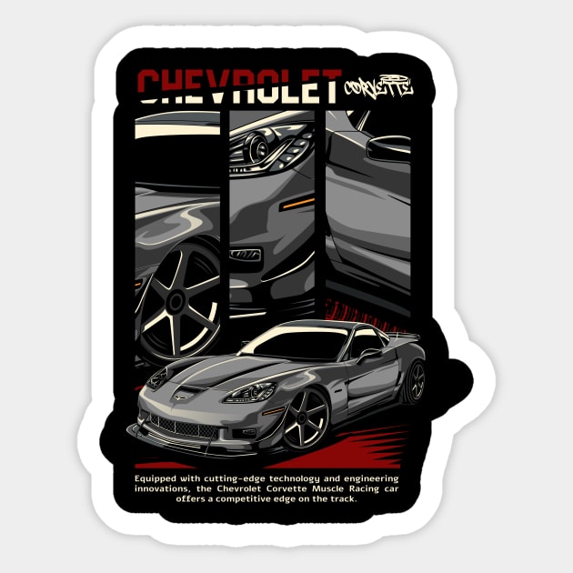 Corvette C6 Enthusiasts - Chevrolet Corvette C6 - Sticker | TeePublic