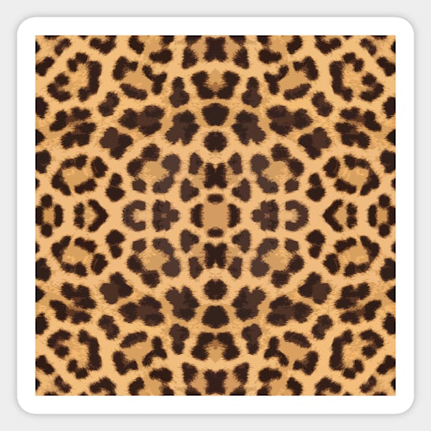 Digital Leopard Skin Colorful Print Patterns - Leopard Print - Sticker ...