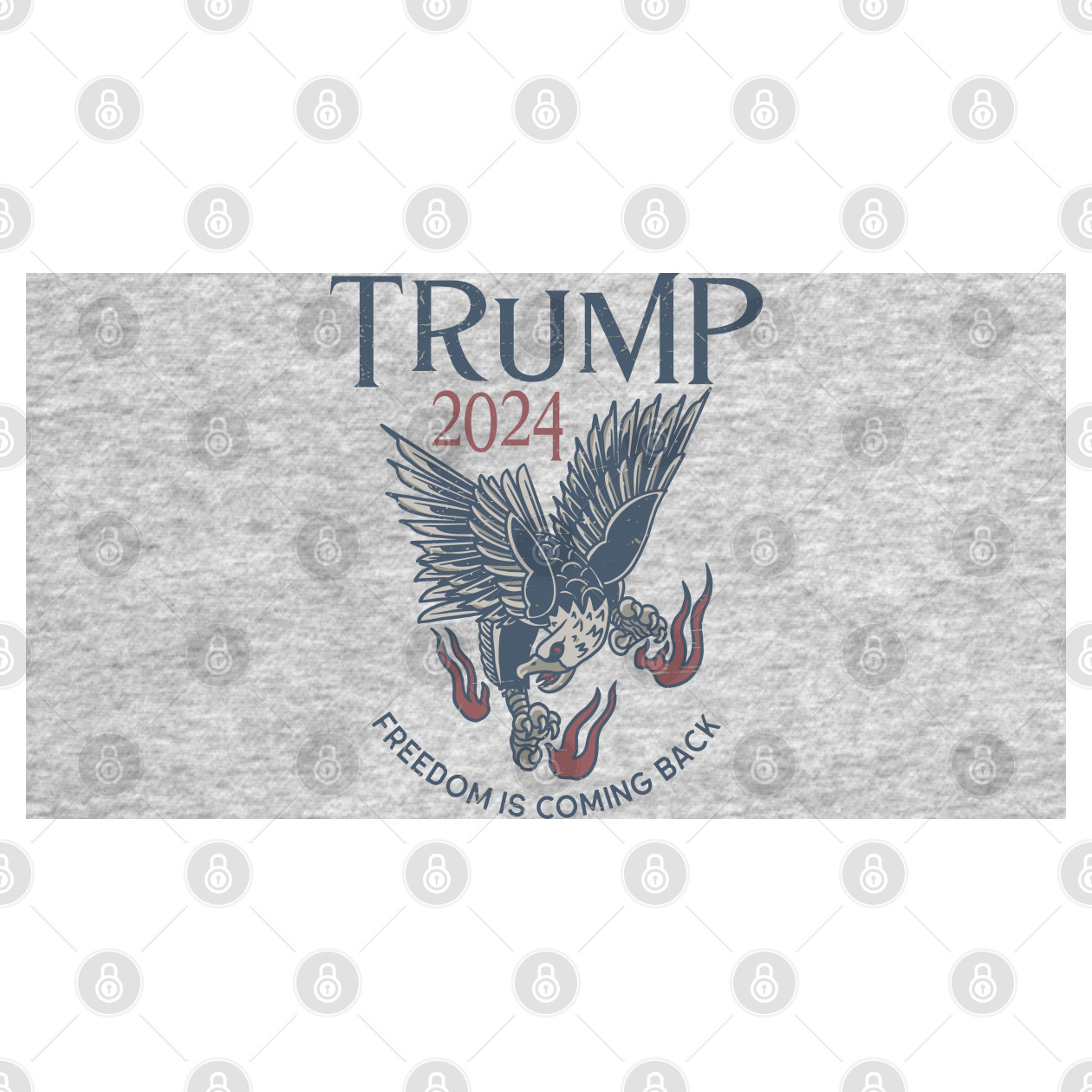Vintage Trump 2024 - Freedom Is Coming Back - Donald Trump 2024 - T ...