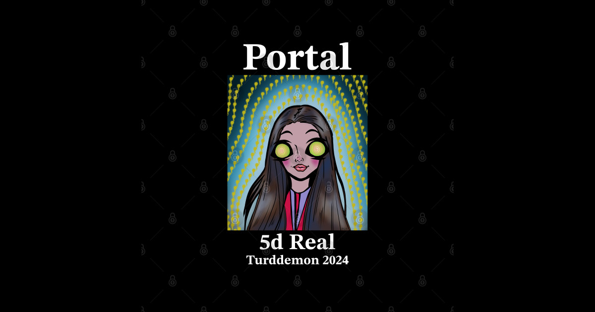 Portal 5d comic girl - Cartoon - Sticker | TeePublic