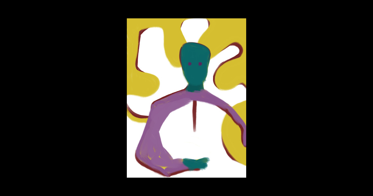 Incomplete Man - Man - Sticker | TeePublic