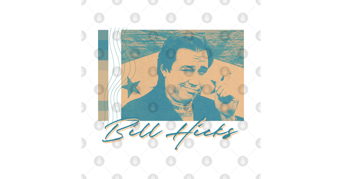 Bill Hicks ••• Retro 90s Aesthetic Style Design - Bill Hicks - T-Shirt ...