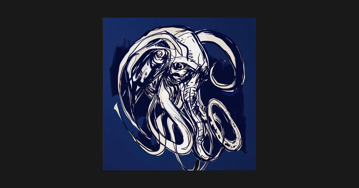 Azathoth - Blue Abstract Art - Azathoth - T-Shirt | TeePublic