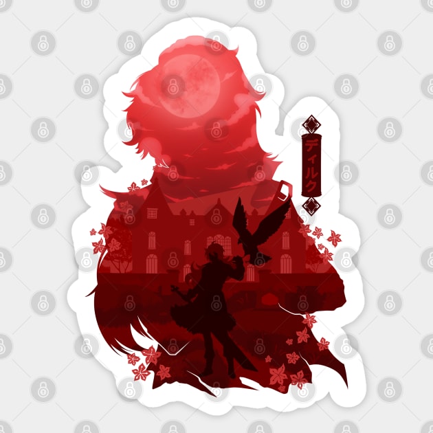 GENSHIN IMPACT DILUC - Diluc - Sticker | TeePublic