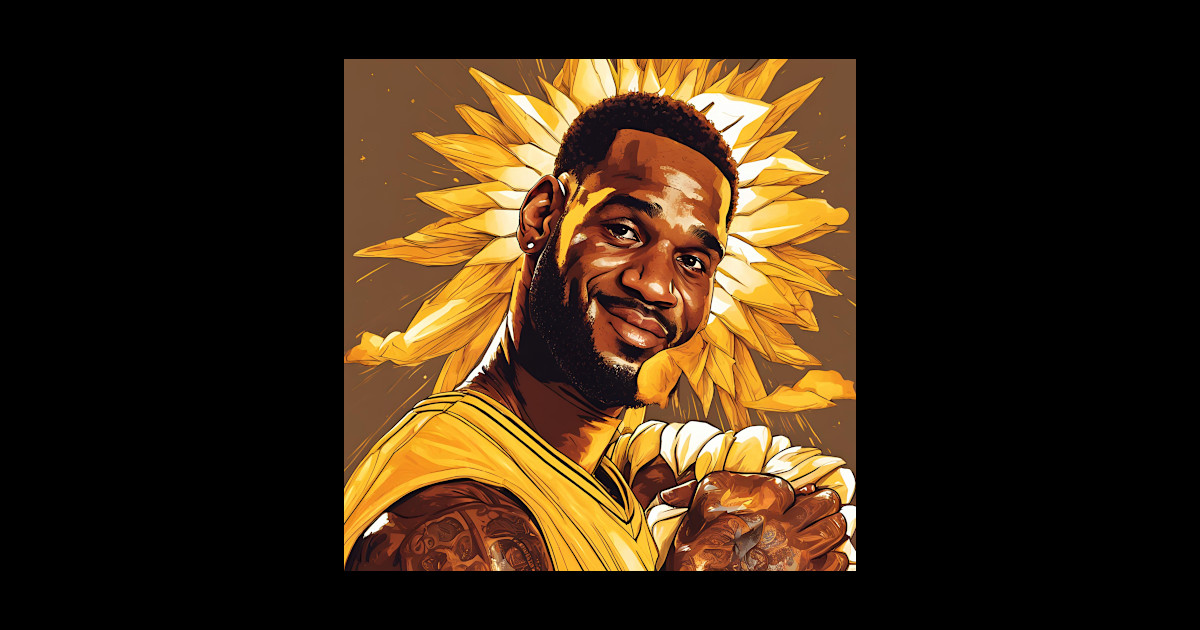 King James you are my Sunshine - Lebron James - Sticker | TeePublic