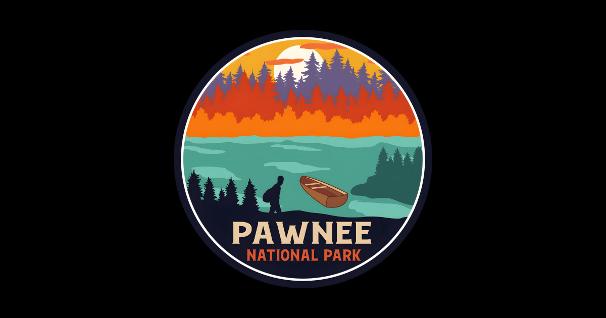 Pawnee National park - Pawnee - Sticker | TeePublic