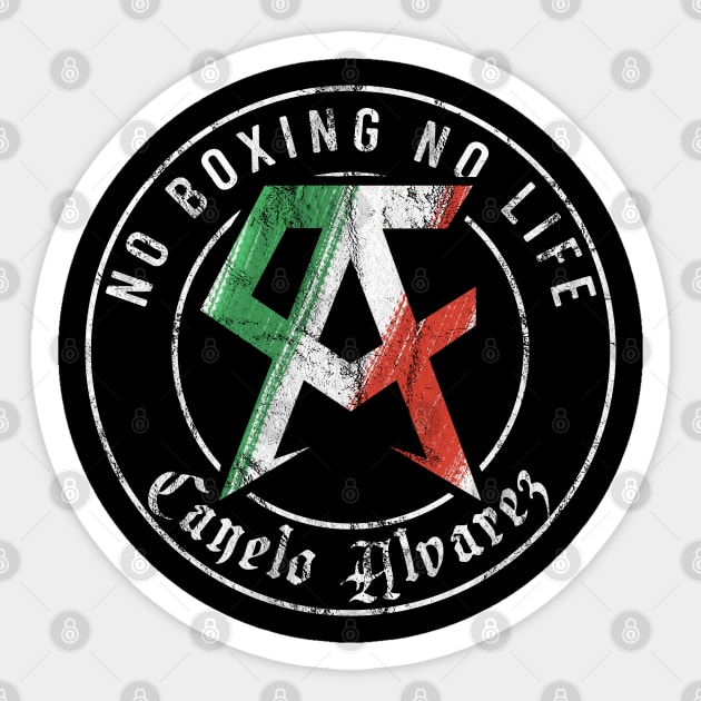 Team Canelo Alvarez Mexico - Canelo Alvarez - Sticker | TeePublic