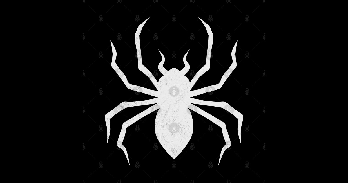 Spider Logo (White) - Spider - Sticker | TeePublic