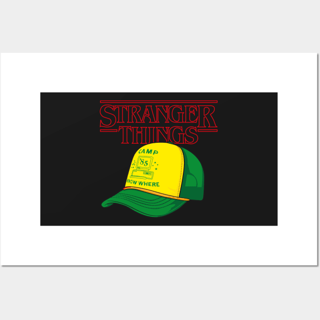 Stranger Things Dustin Camp Know Where Cap - Stranger Things - Posters ...