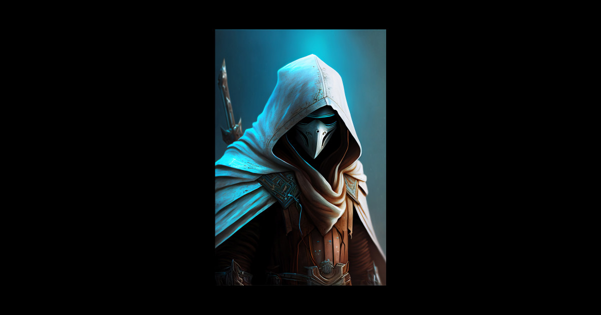 Robed Mysterious Assassin - Creed - Sticker | TeePublic