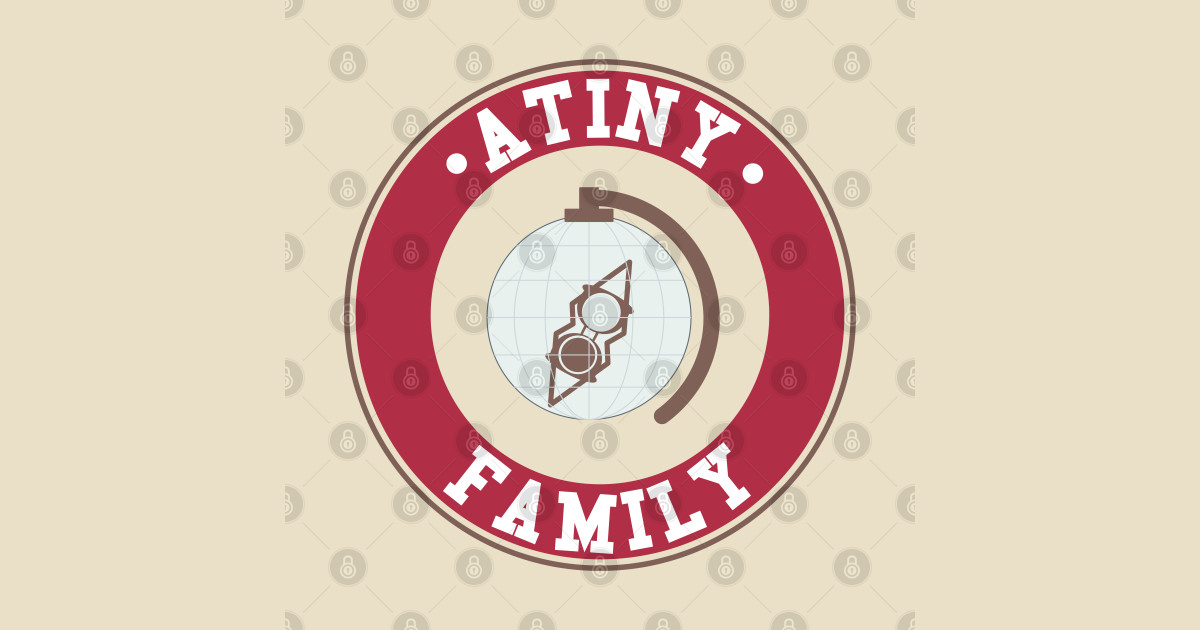 ATEEZ ATINY lightiny family logo emblem - Atiny - T-Shirt | TeePublic