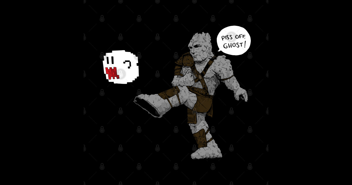 Piss off, Ghost! - Korg - Sticker | TeePublic