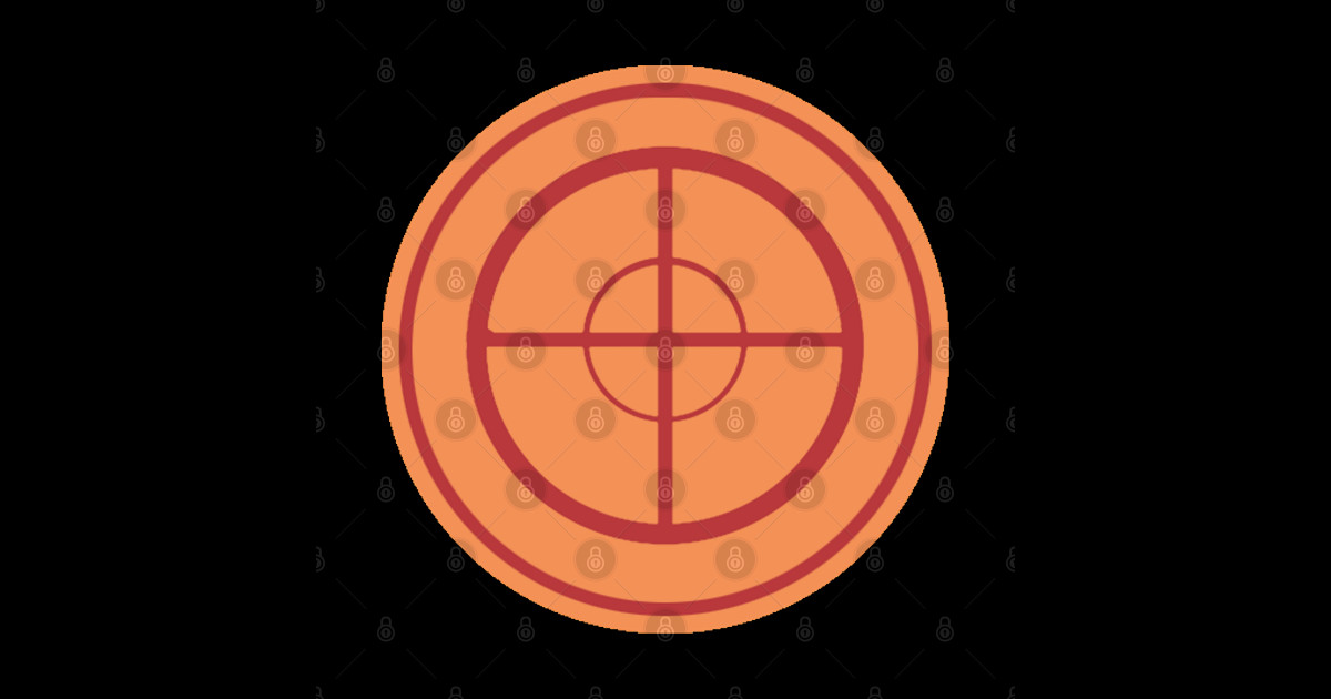 Team Fortress 2 - Red Sniper Emblem Small - Team Fortress 2 - Sticker ...