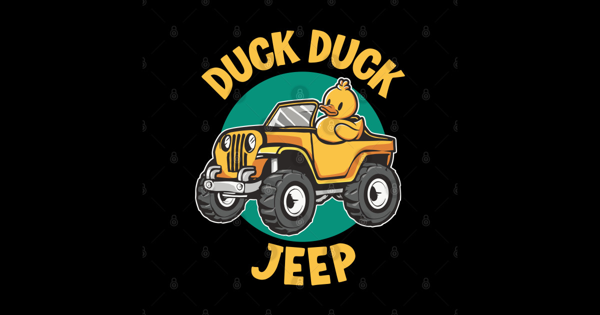 duck duck jeep - Duck Jeep - Sticker | TeePublic