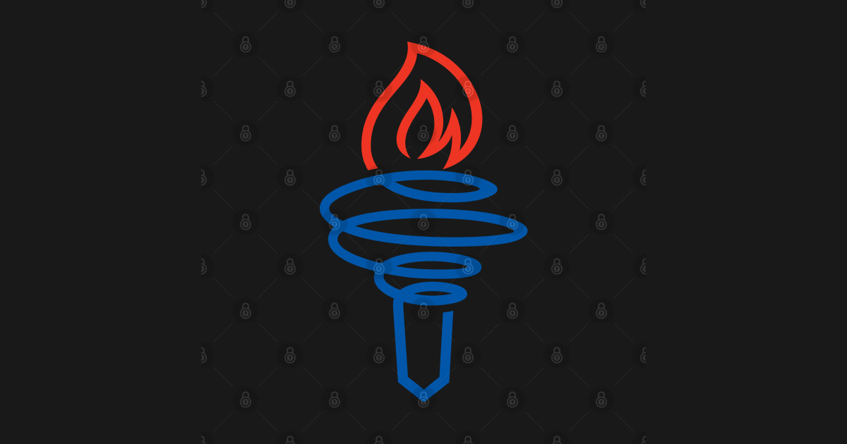 Fire Flame Torch Winding Coil Shape Vector Logo Art - Fire Flame Torch ...