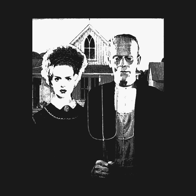 Frankenstein Gothic - Frankenstein - T-Shirt | TeePublic