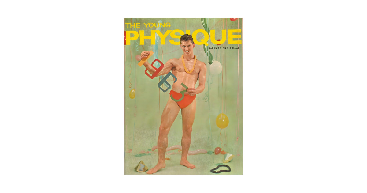 THE YOUNG PHYSIQUE - Vintage Physique Muscle Male Model Magazine Cover - Male Physique - T-Shirt ...