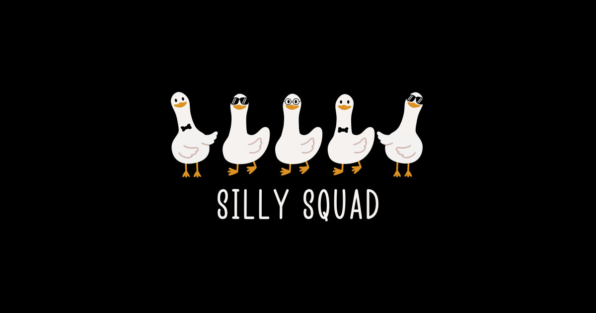 Silly Squad - Silly Goose - Silly Goose - Sticker | TeePublic