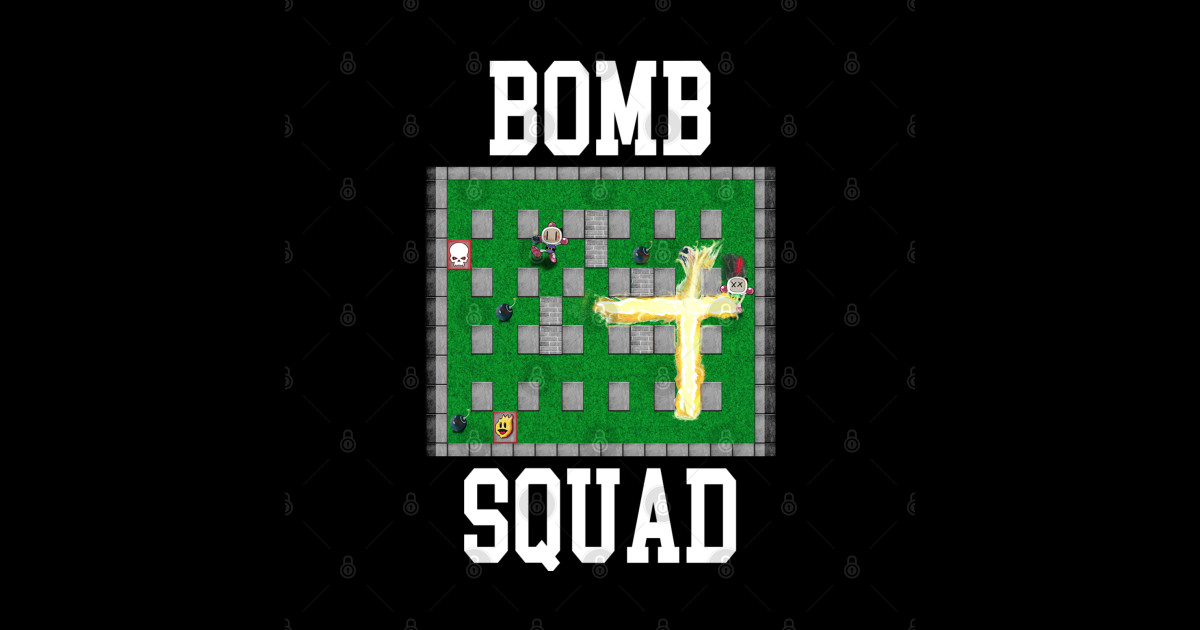 Bomb SQUAD - Bomberman - Sticker | TeePublic