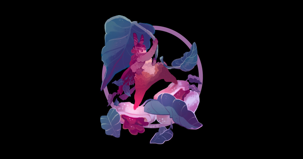 Taro Mochi Moth - Cosmicloak - Sticker | TeePublic