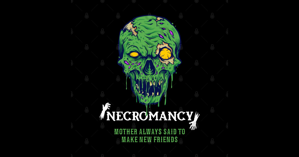 RPG Definition of Necromancy - Dungeons And Dragons - Sticker | TeePublic