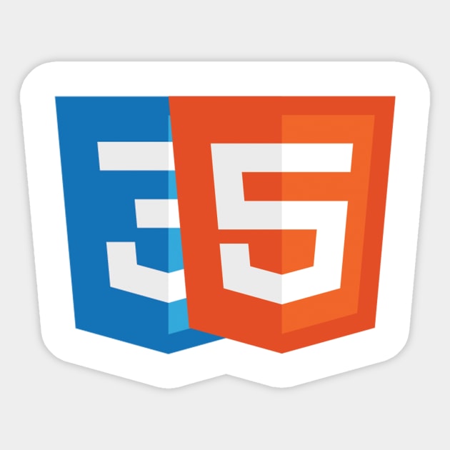 HTML5 + CSS3 - Designer - Sticker | TeePublic