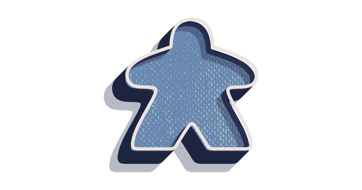 Retro Board Game Meeple - Board Game Geek - T-Shirt | TeePublic