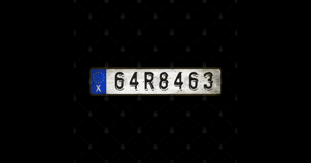 Garbage Car license plates - Garbage - Sticker | TeePublic