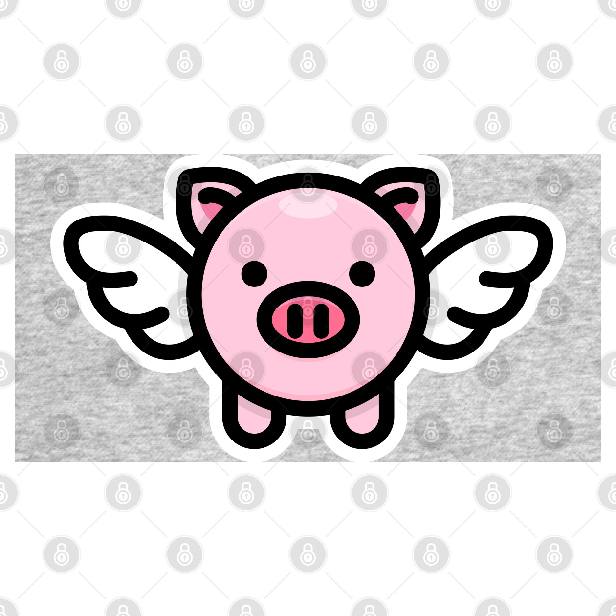 When Pigs Fly: Pink - Flying Pig - Baseball T-Shirt | TeePublic